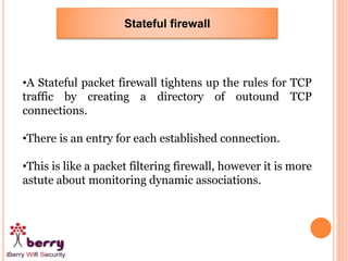 Types Of Firewall Security | PPTX