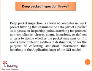 Types Of Firewall Security | PPTX