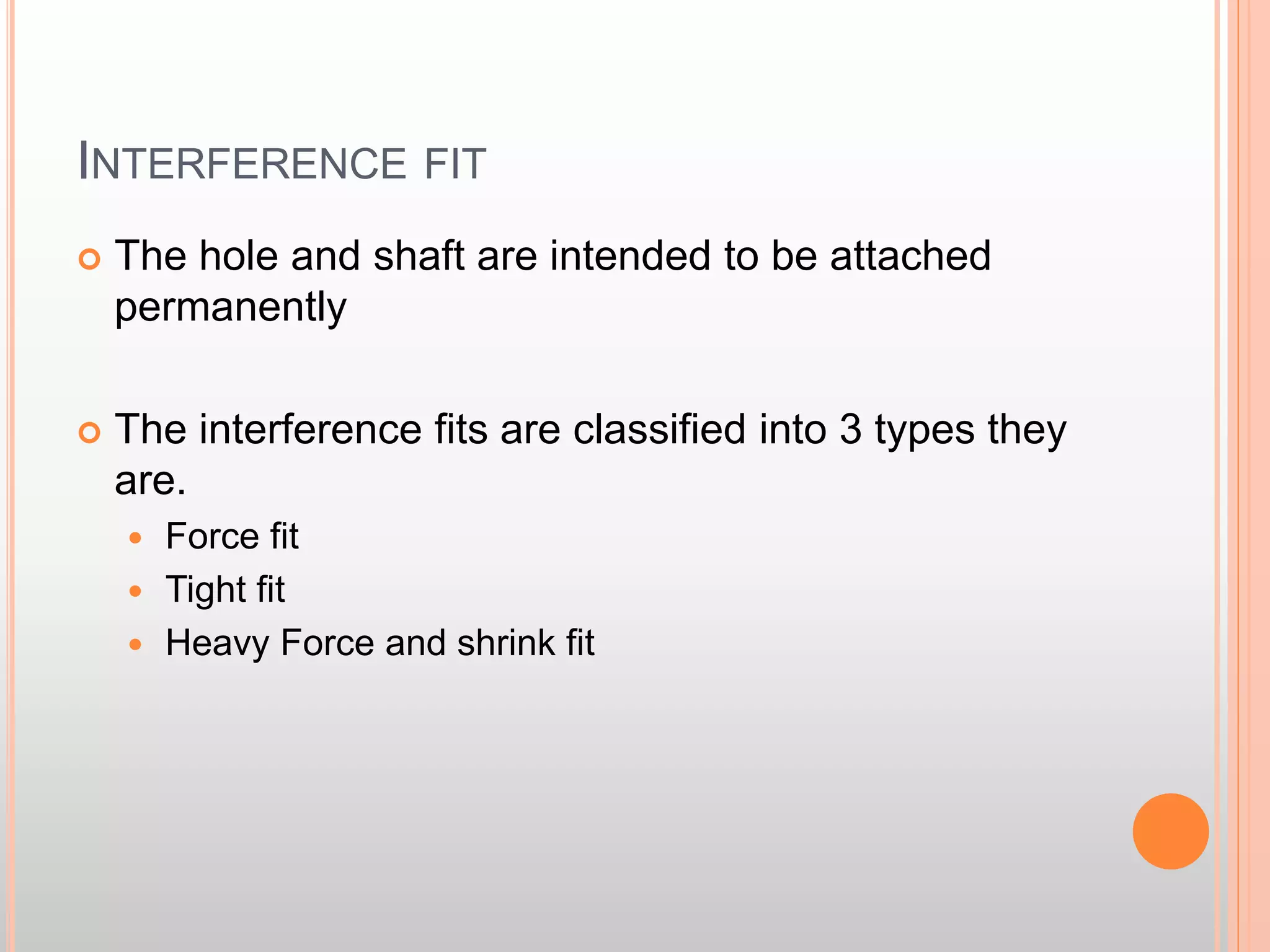 Types of fits | PPTX