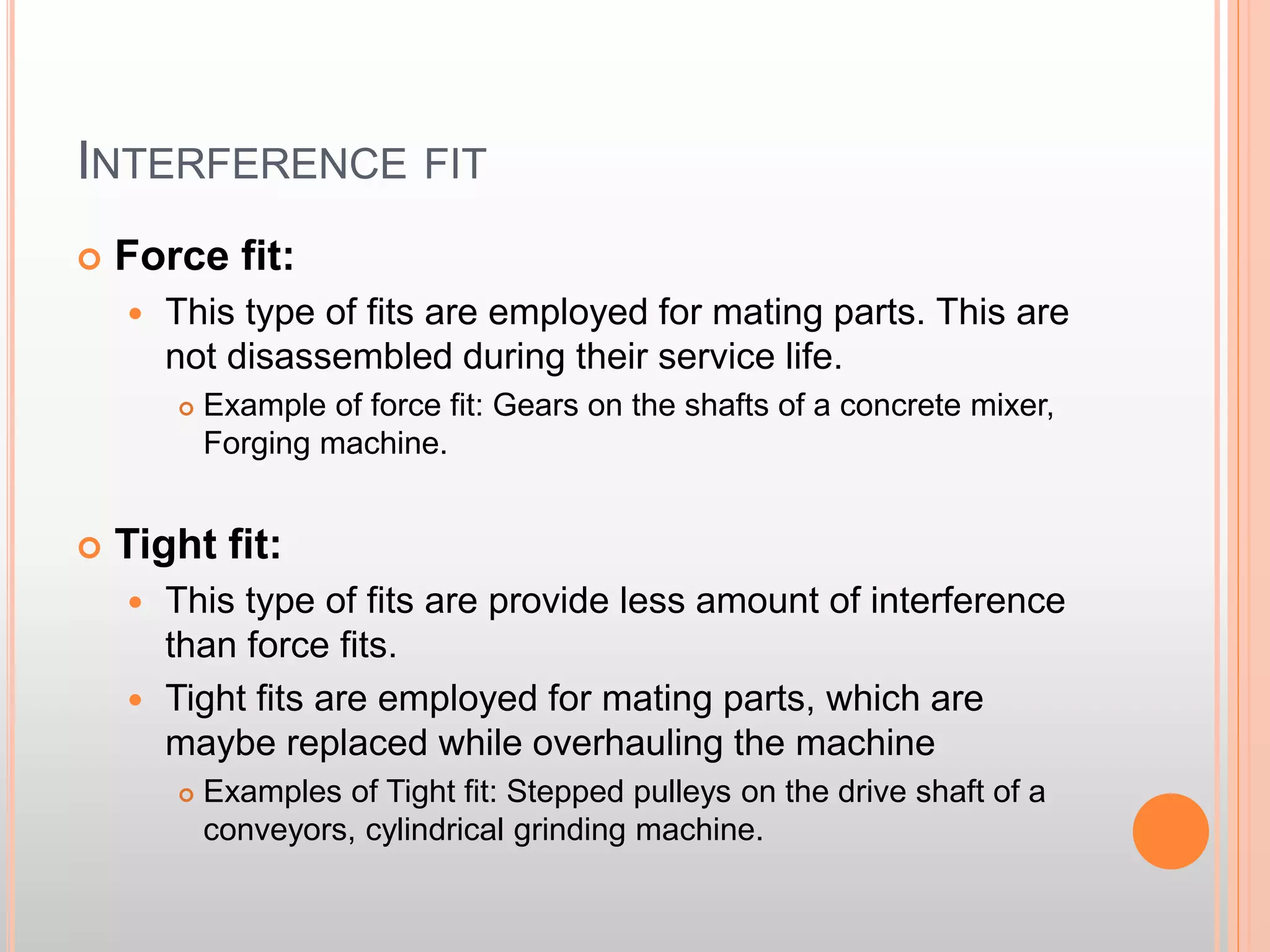 Types of fits | PPTX