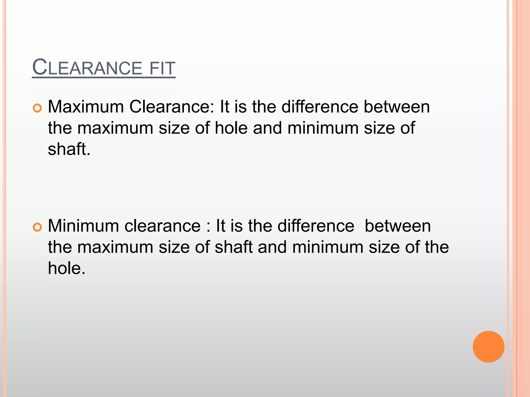 Types of fits | PPTX