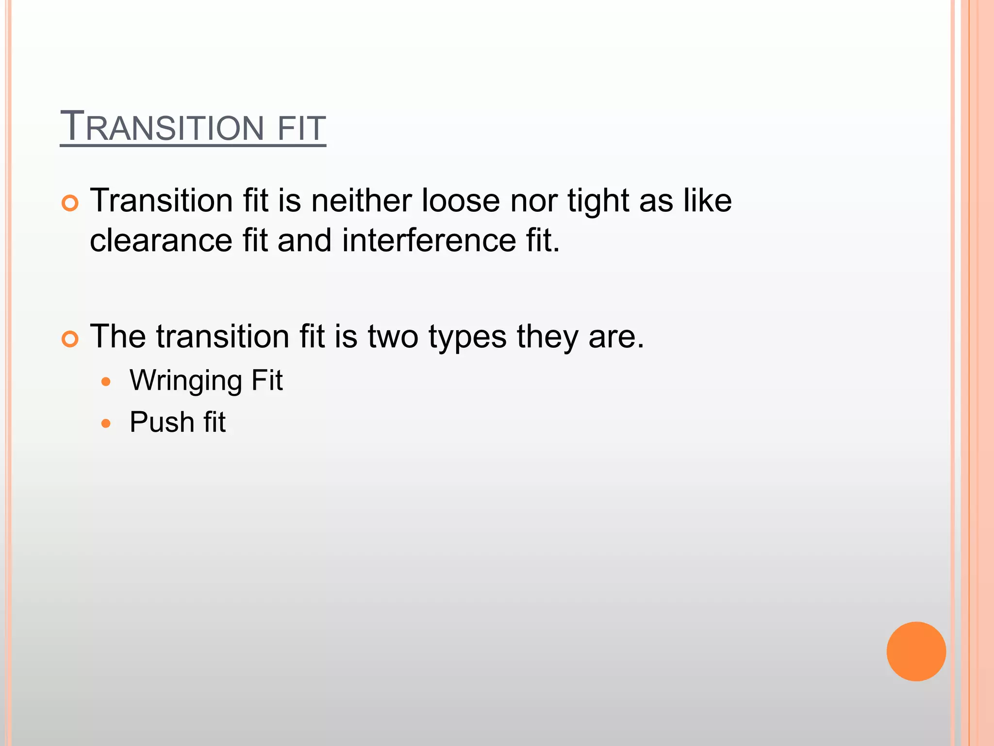 Types of fits | PPTX