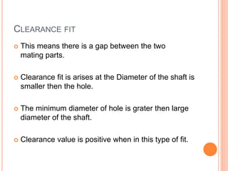 Types of fits | PPTX