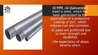 Types of fittings and materials in plumbing | PPTX