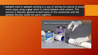 Types of fittings and materials in plumbing | PPTX