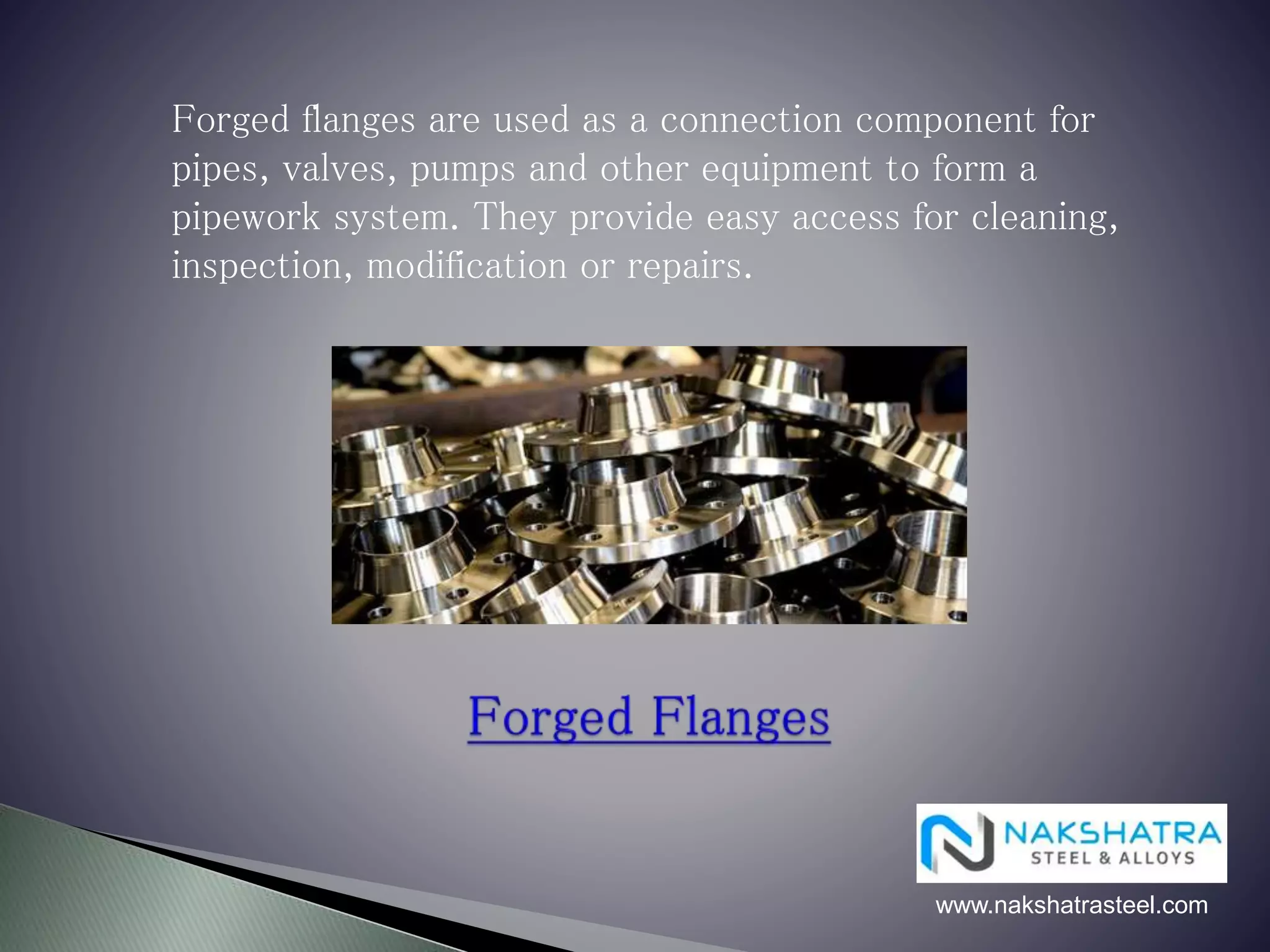 Types of flanges | PPTX