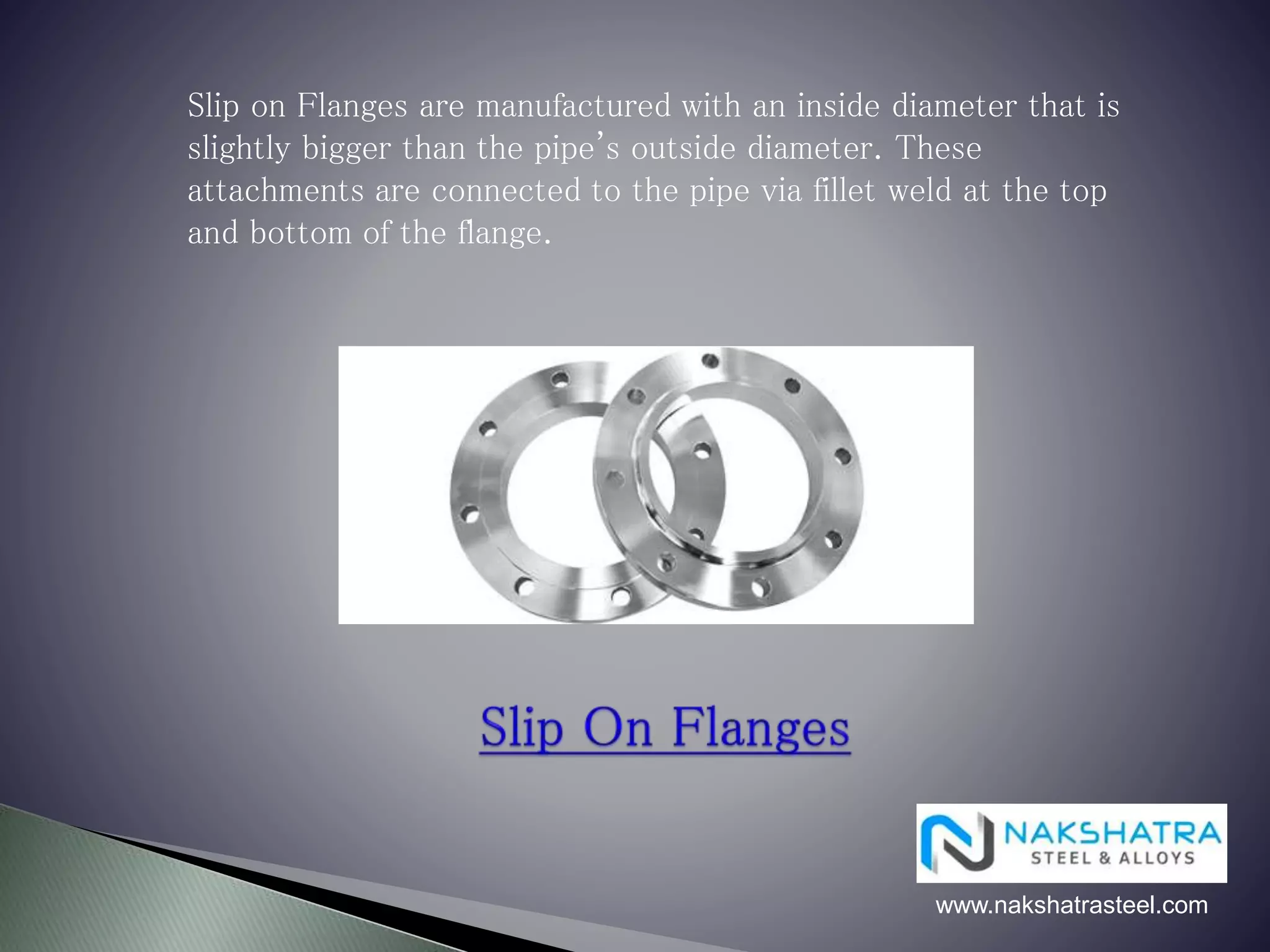 Types of flanges | PPTX