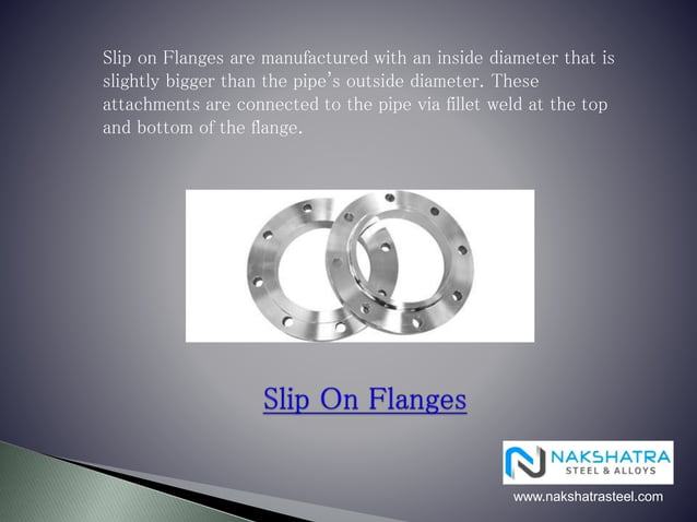 Types of flanges | PPTX