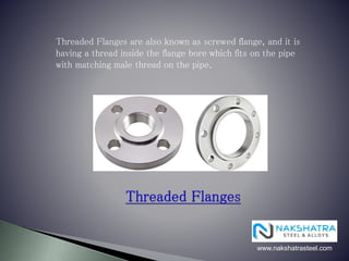 Types of flanges | PPTX