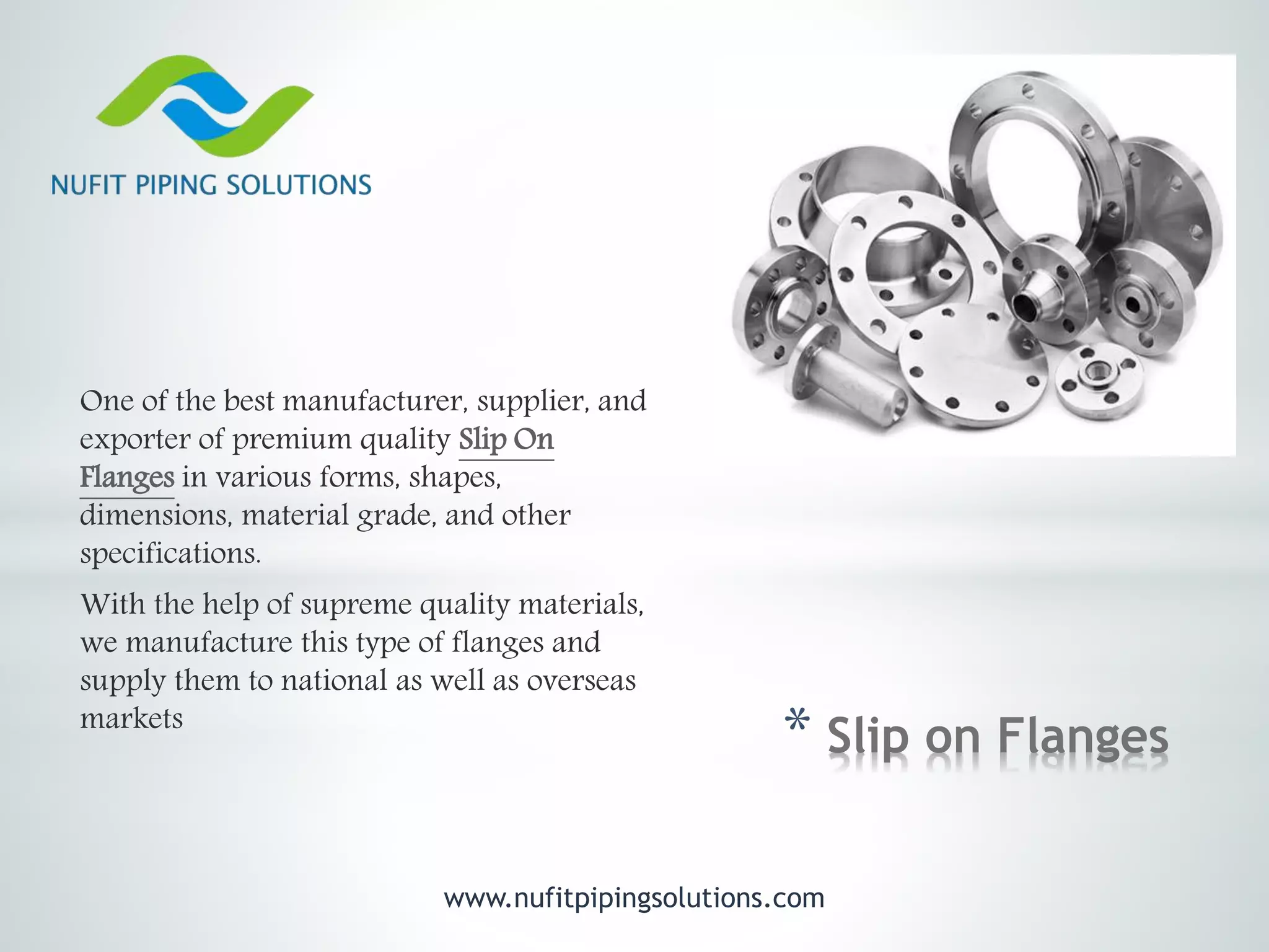 Types of flanges | PPTX | Technology & Computing