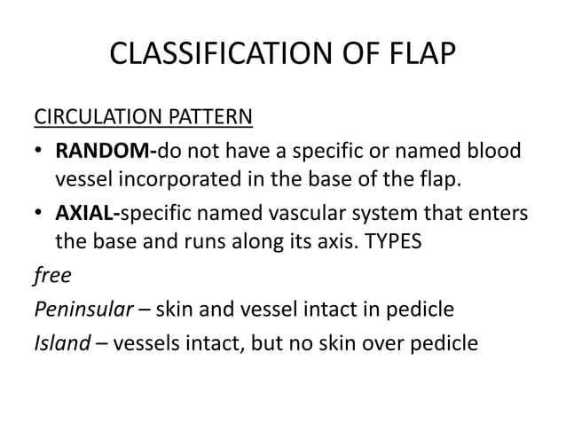 Types of flap | PPTX