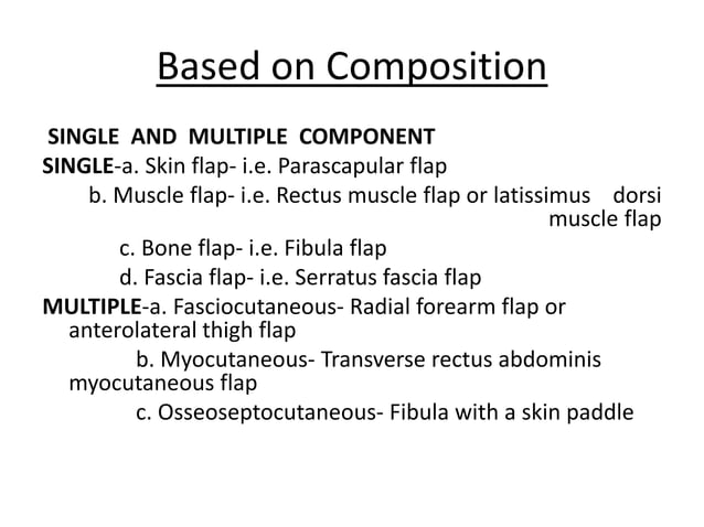 Types of flap | PPTX
