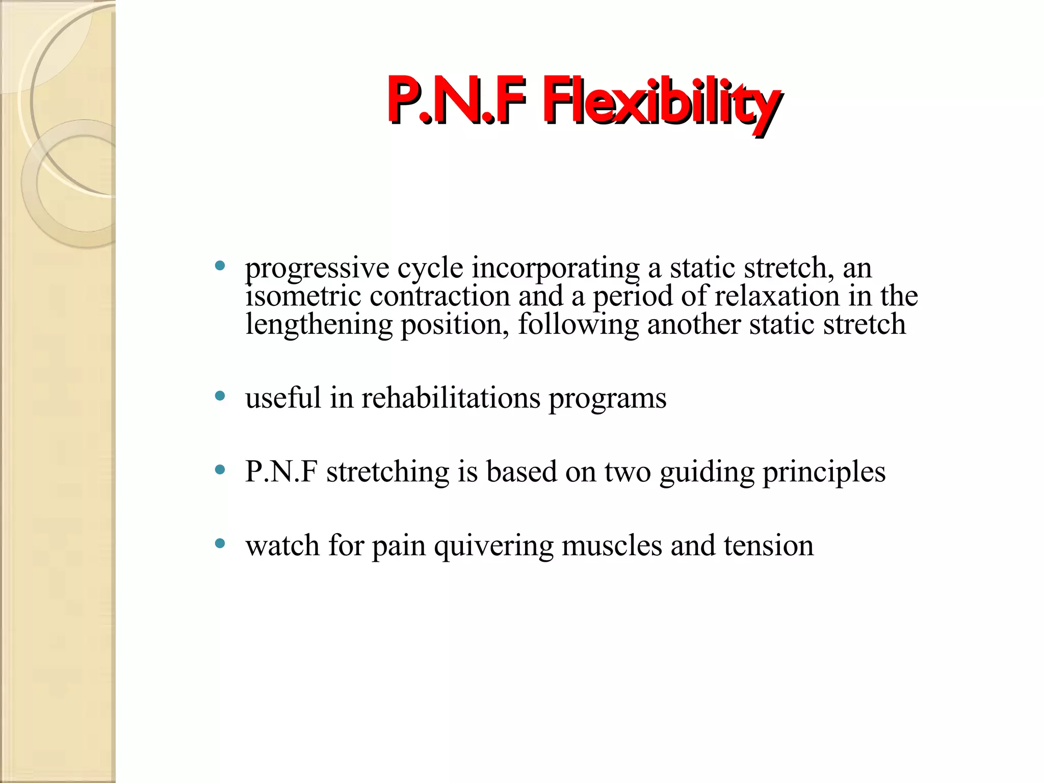 Types of flexibility training | PPT