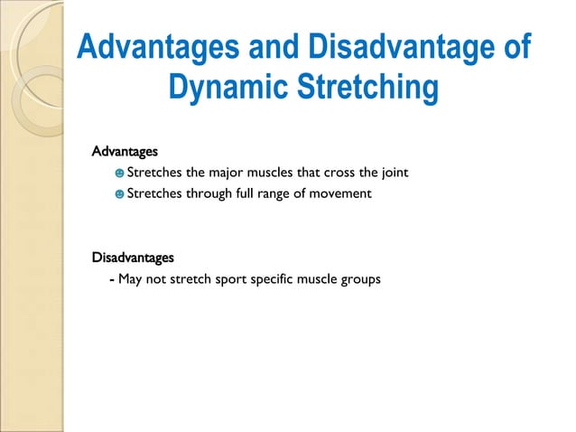 Types of flexibility training