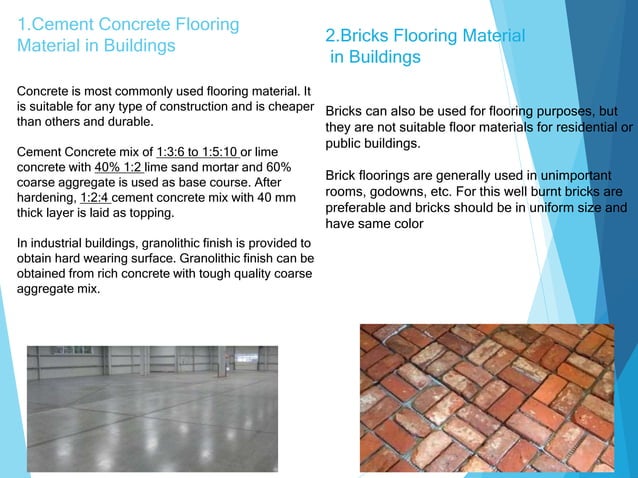 Types of flooring | PPTX