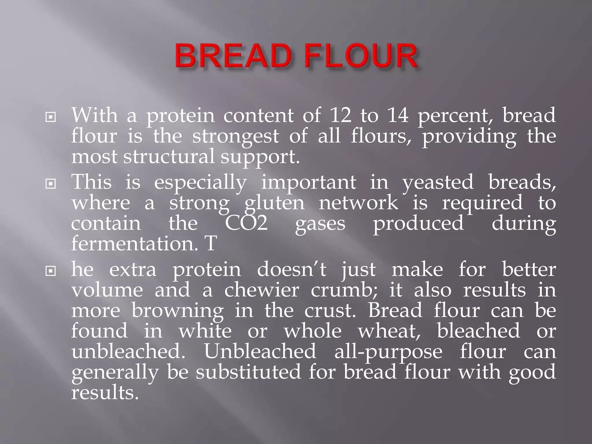 Types of flour | PPTX