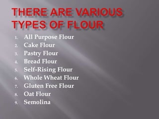 Types of flour | PPTX