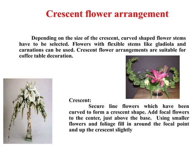 Types of flower arrangement | PPTX