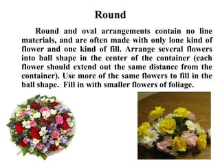 Types of flower arrangement | PPTX