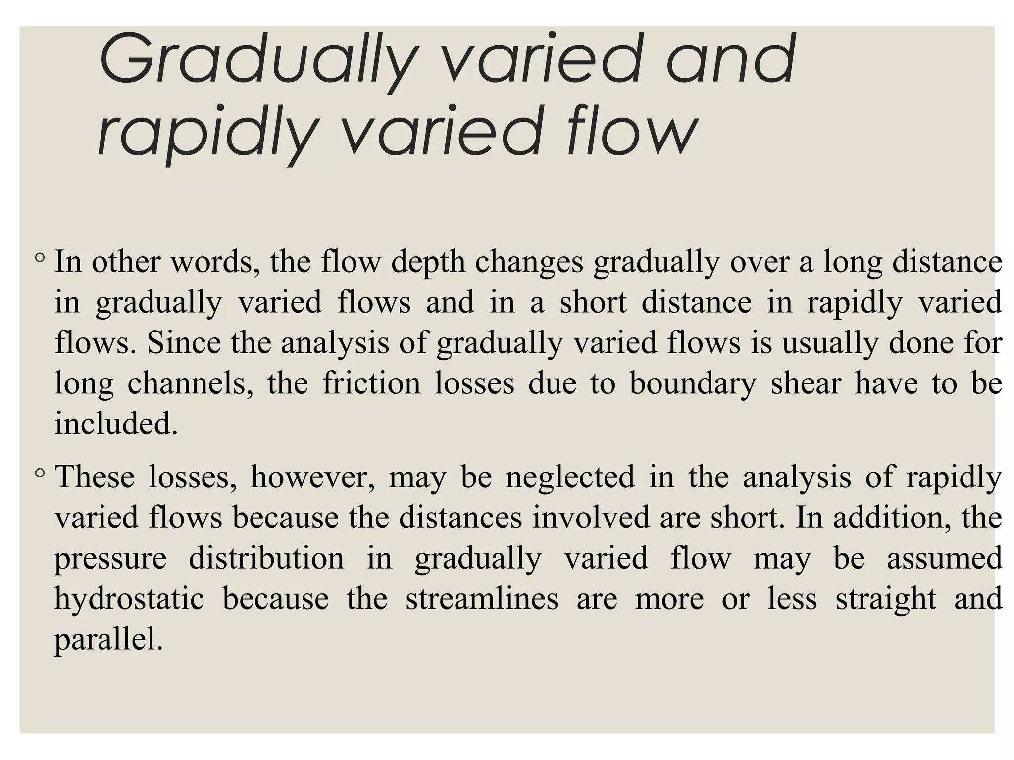 Types of flow in open channel | PPT
