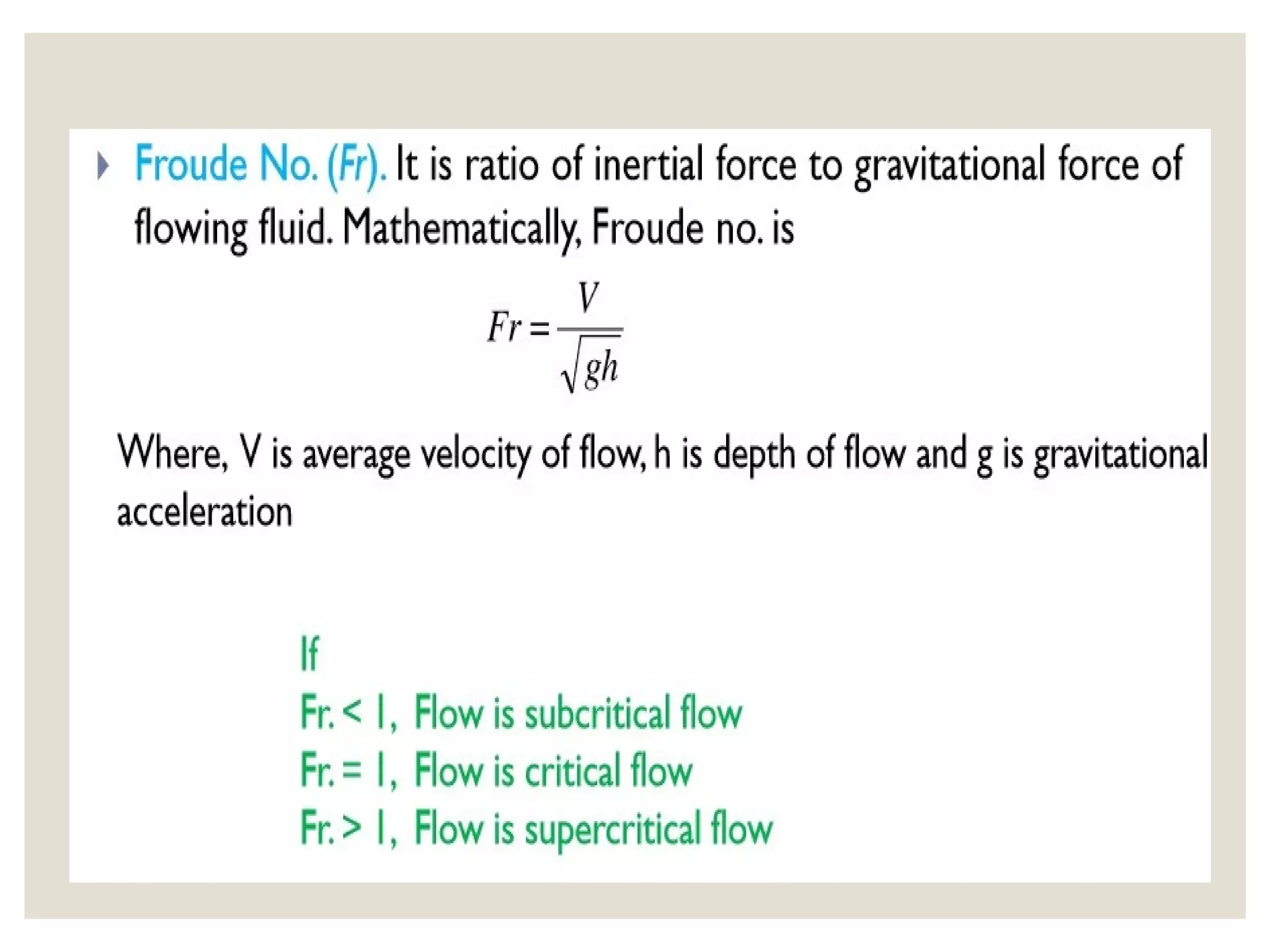 Types of flow in open channel | PPT
