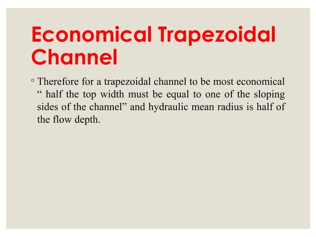 Types of flow in open channel | PPT | Geography | Science