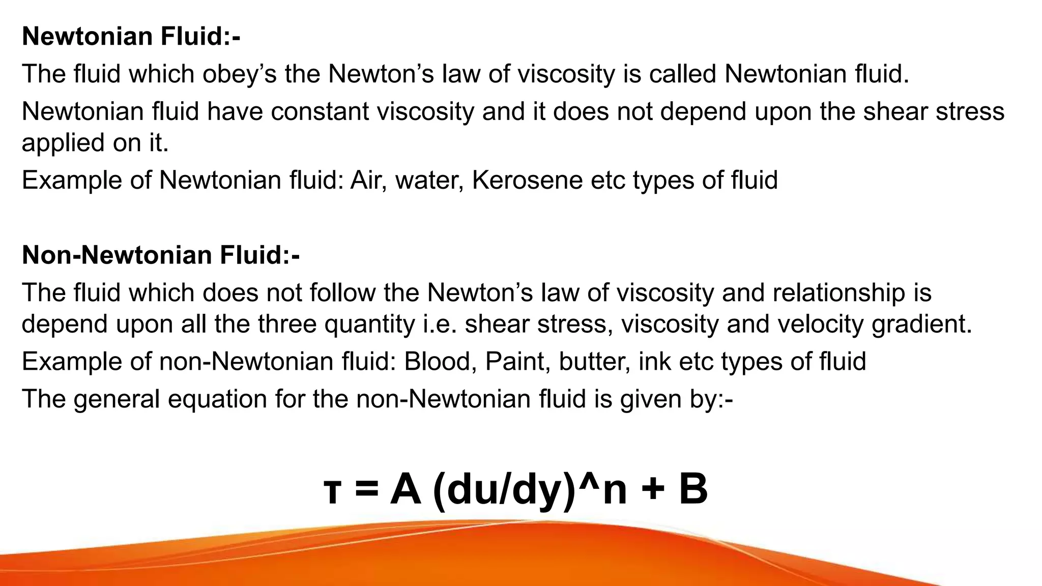 Types of fluid | PPTX