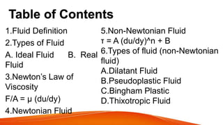 Types of fluid | PPT