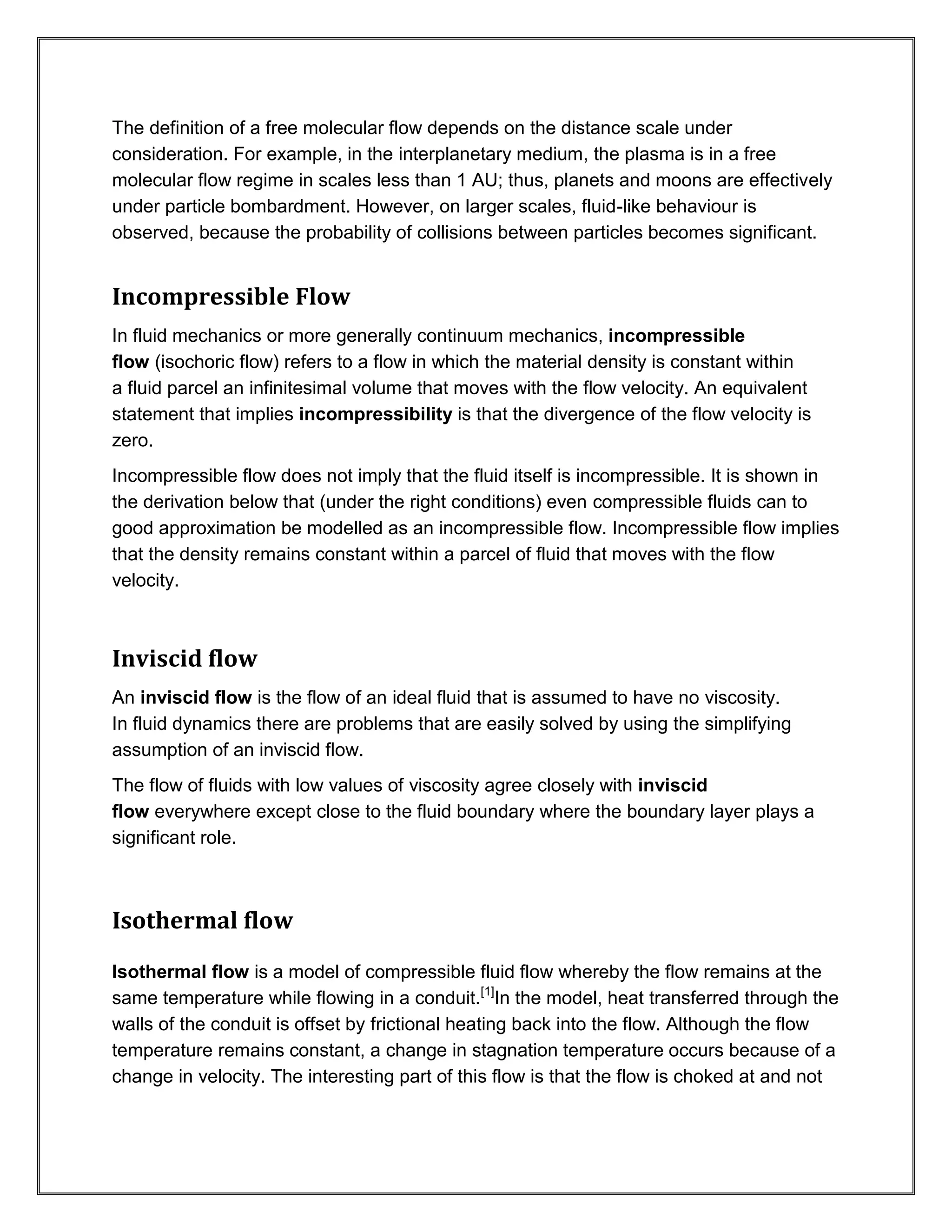 Types of fluid flow | PDF