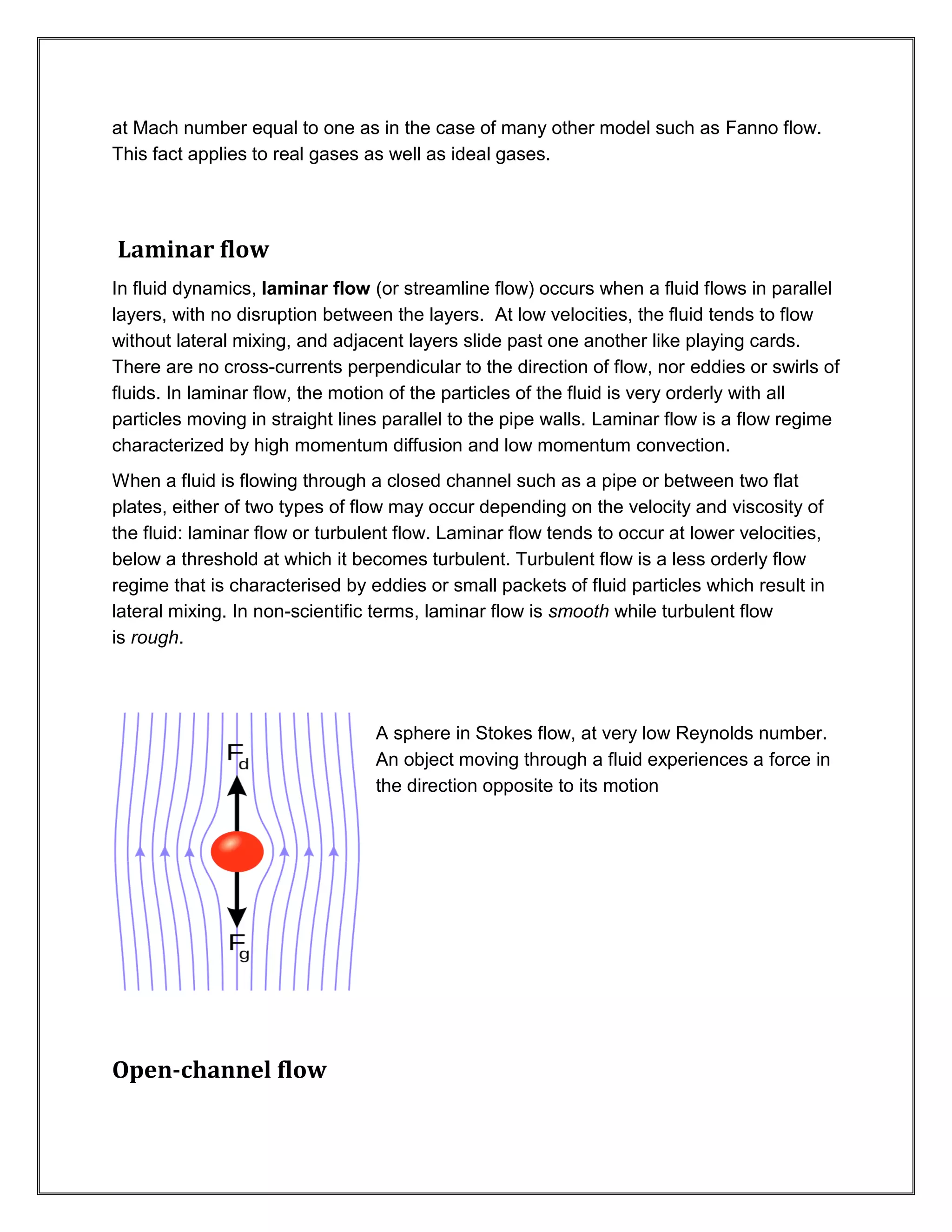 Types of fluid flow | PDF