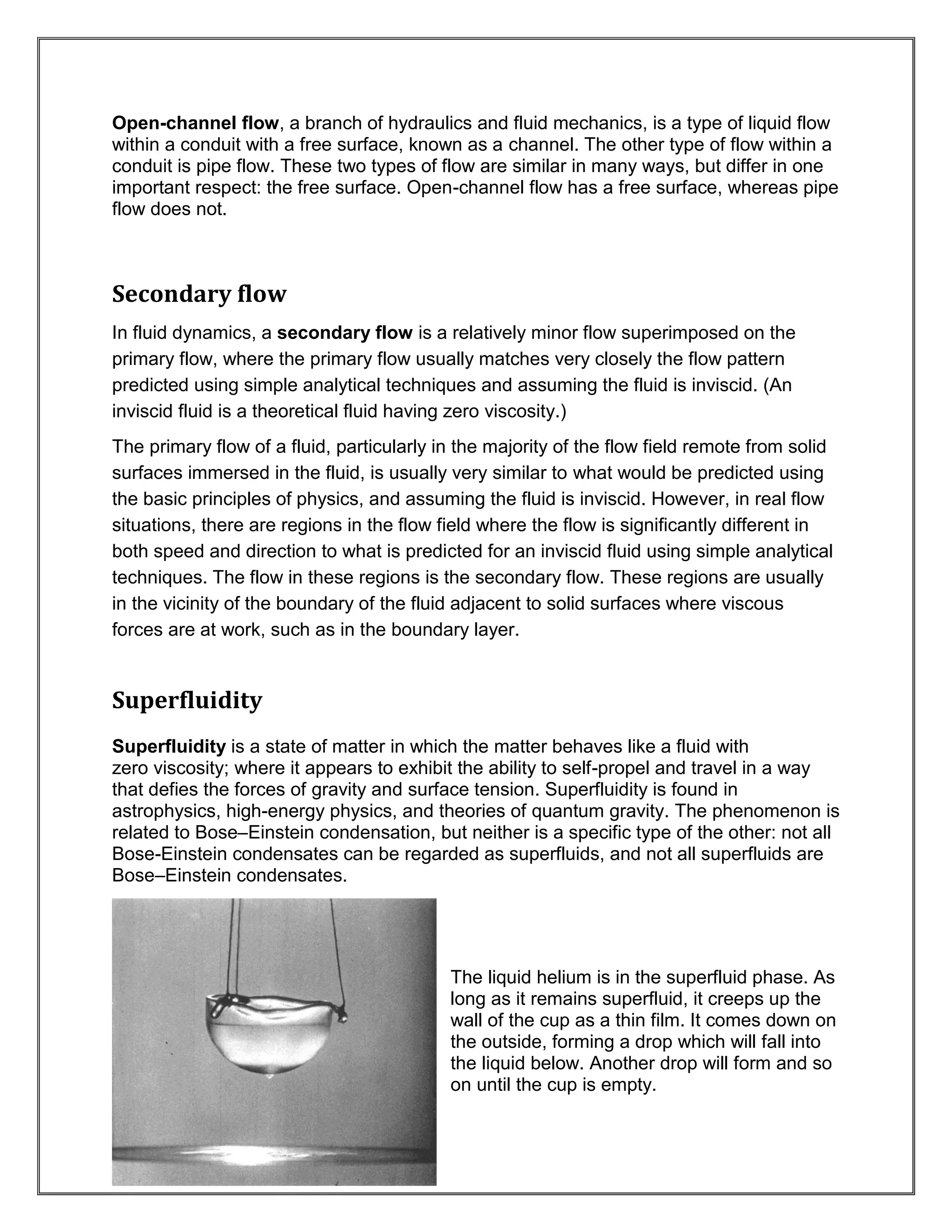 Types of fluid flow | PDF