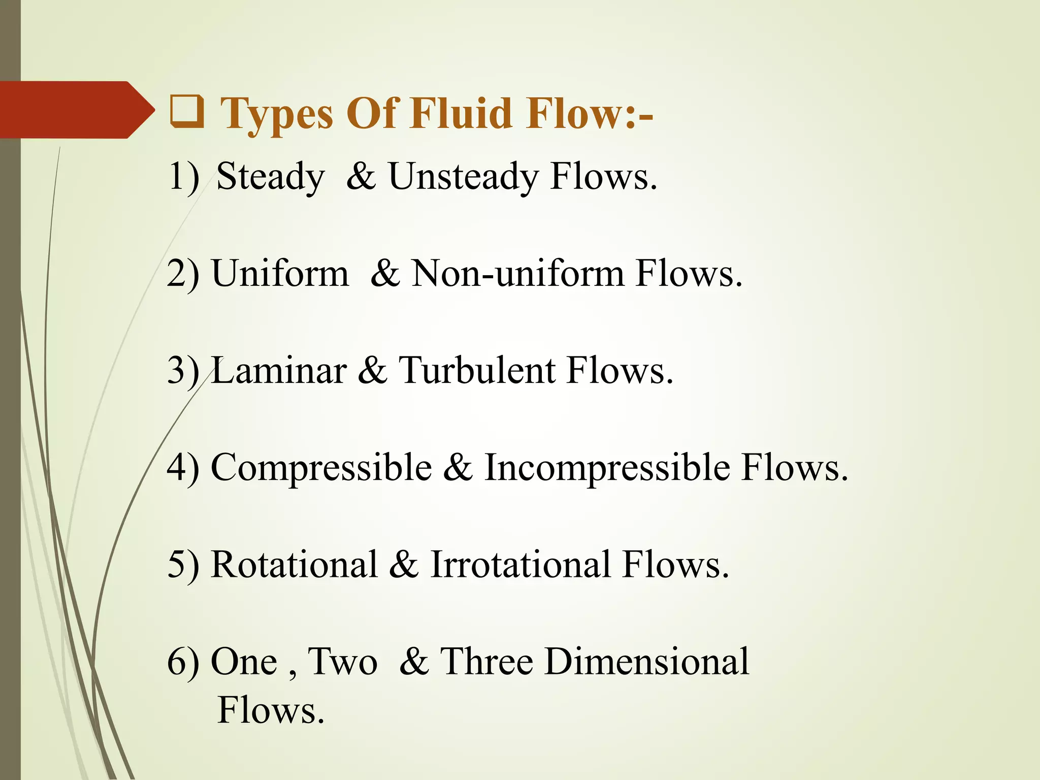 Types of fluid flow | PPTX