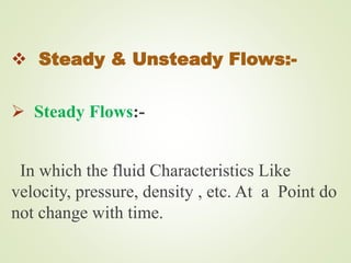 Types of fluid flow | PPTX