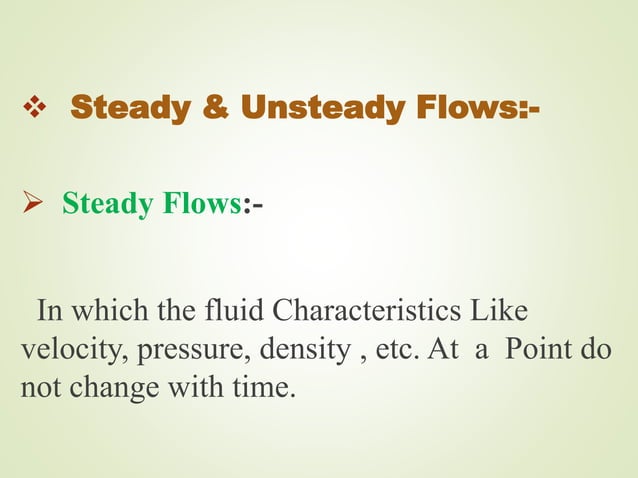 Types of fluid flow | PPTX