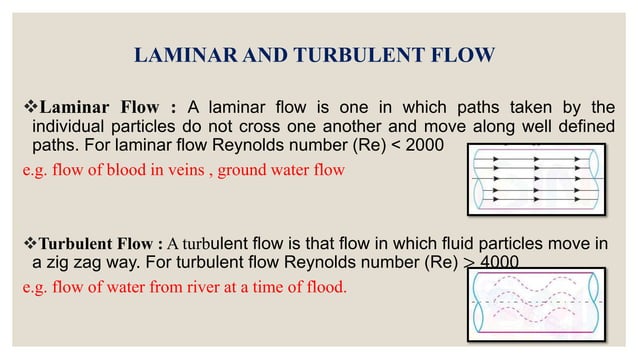 Types of fluid flows | PPTX | Physics | Science