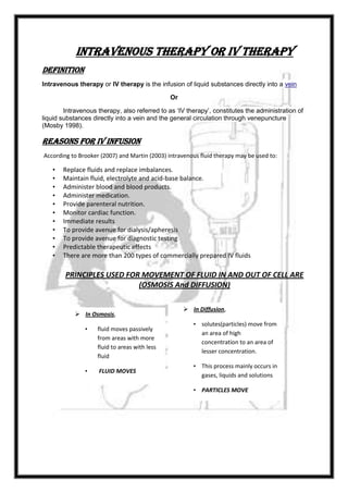 intravenous fluids | PDF