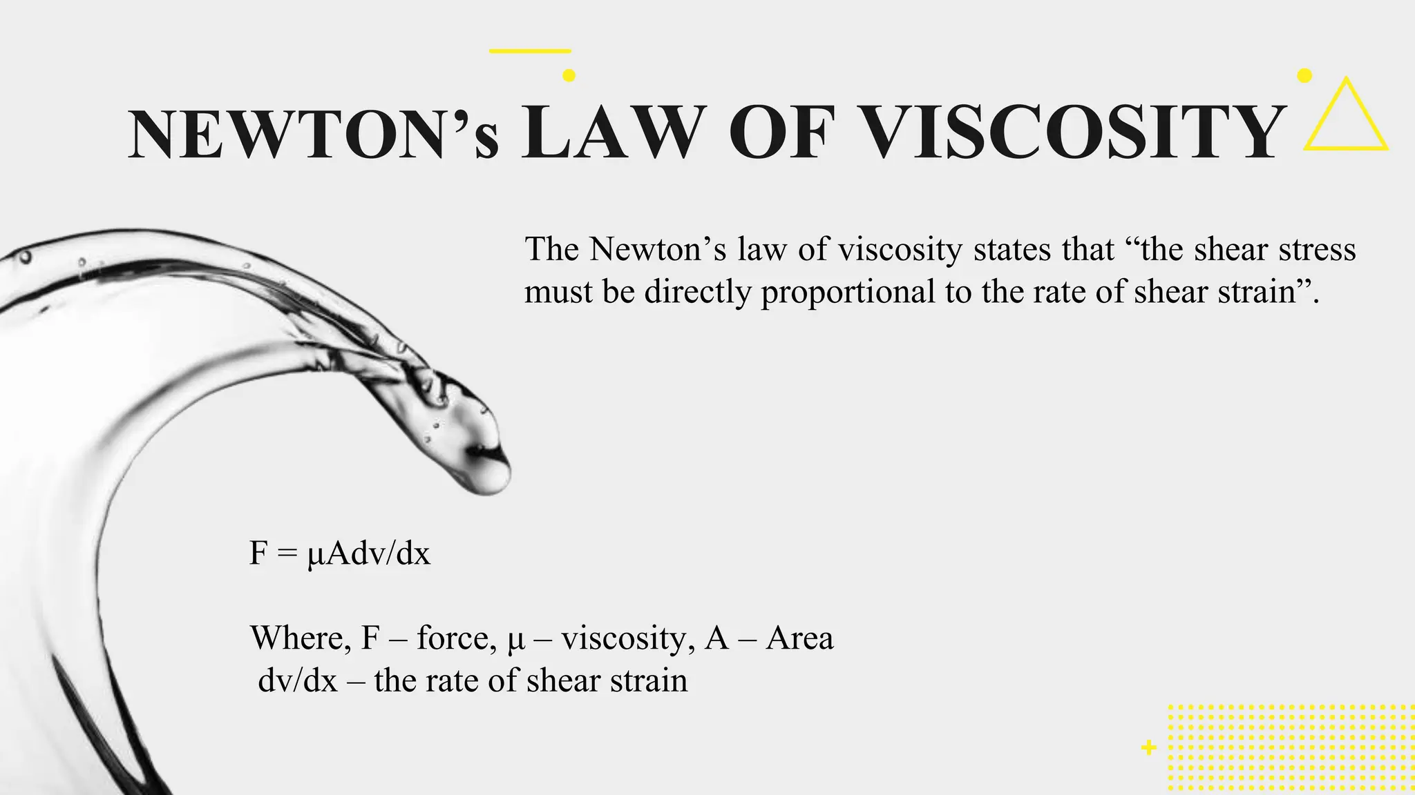 Types Of Fluids Newtonian And Non Newtonian Fluids In Continuous