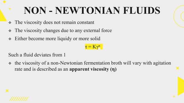 Types Of Fluids Newtonian And Non Newtonian Fluids In Continuous