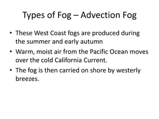 Types of fog | PPTX