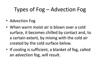 Types of fog | PPTX