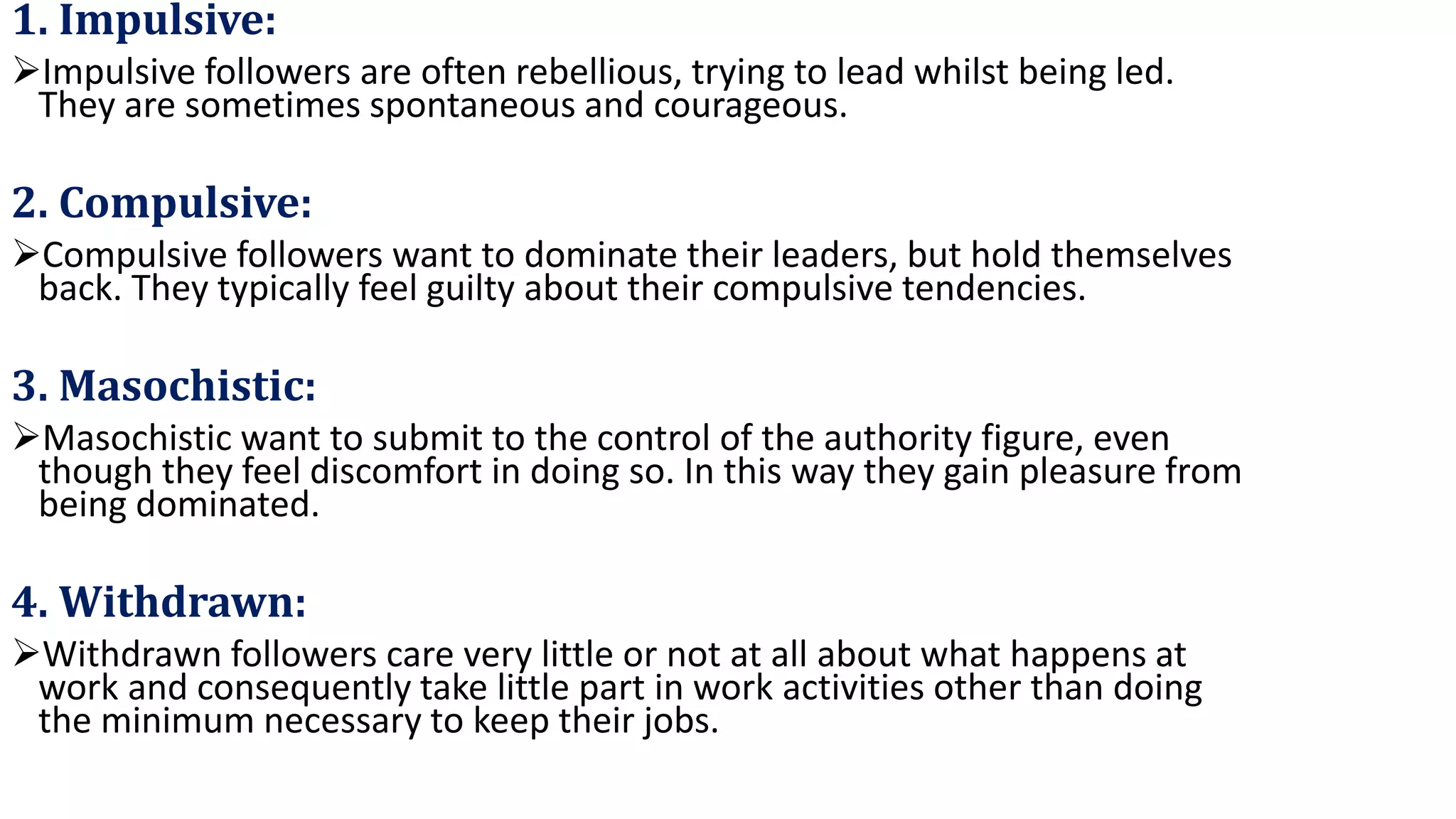 Types of followers | PPTX