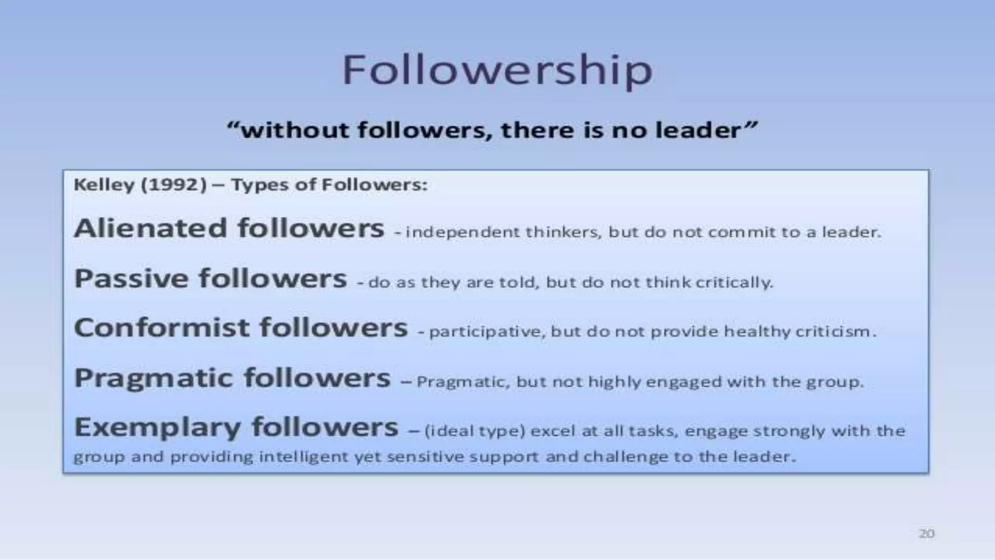 Types of followers | PPTX