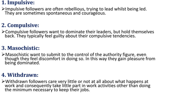 Types of followers | PPTX