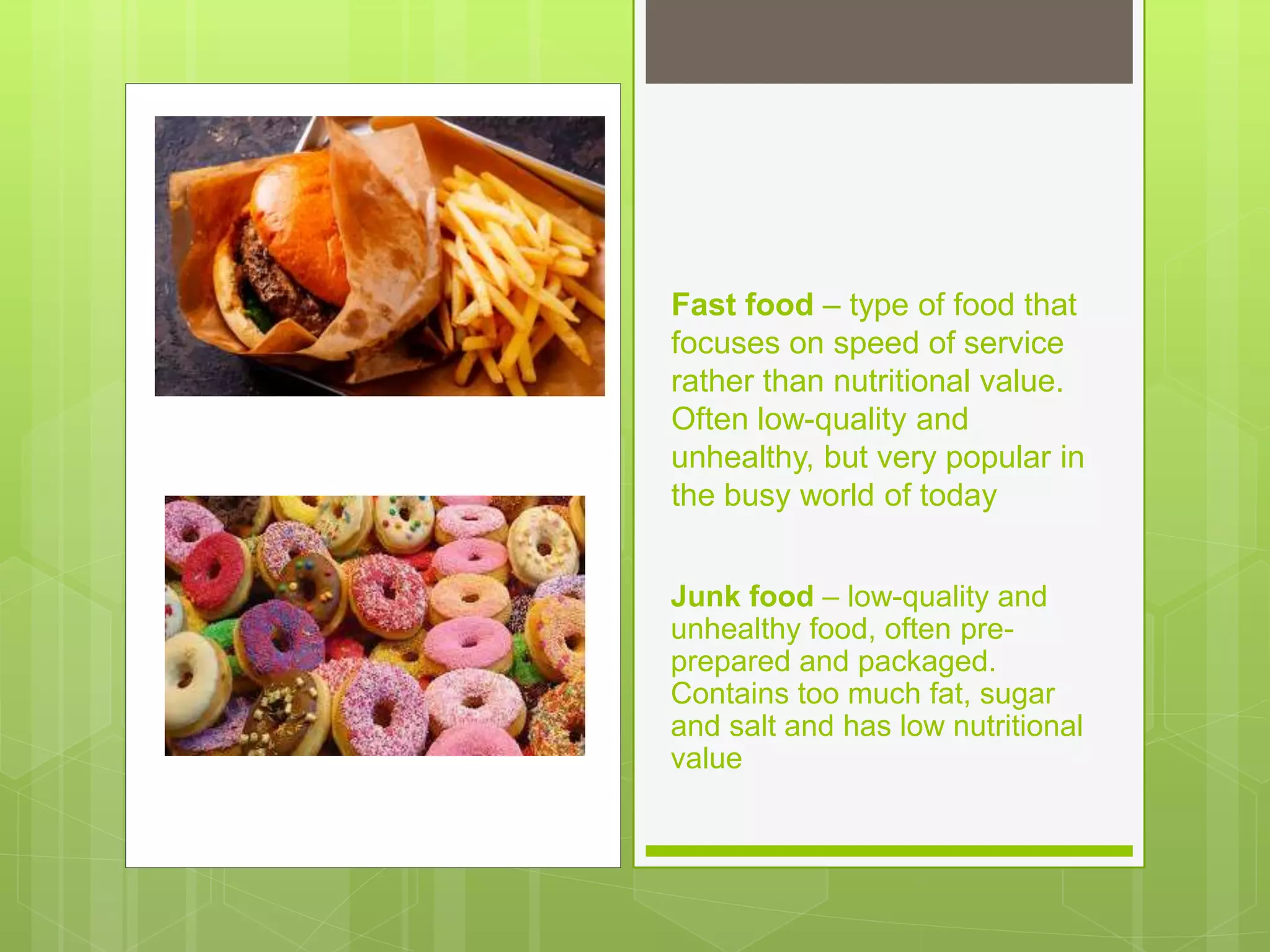Types of food | PPTX