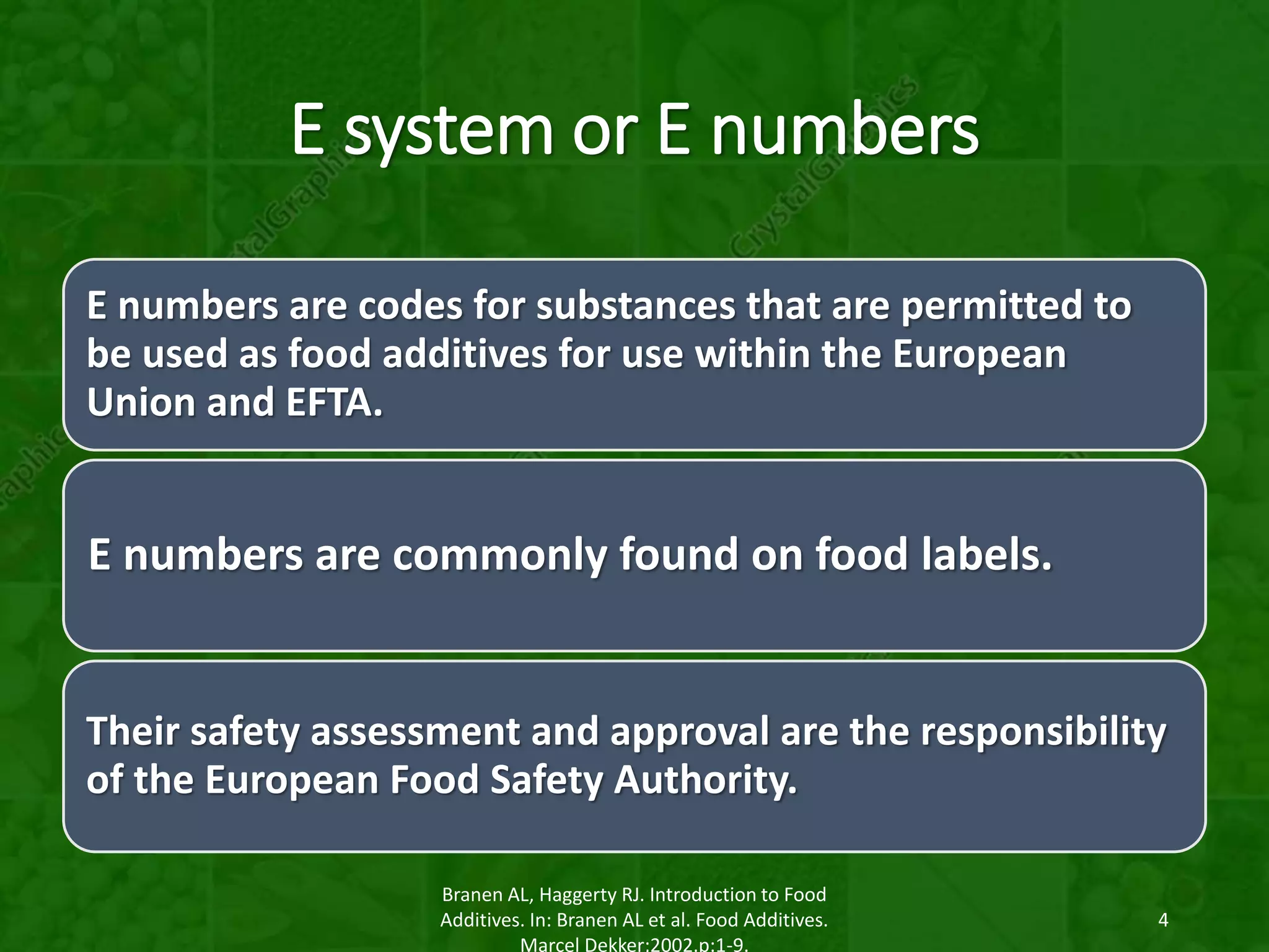 Types of food additives | PPT
