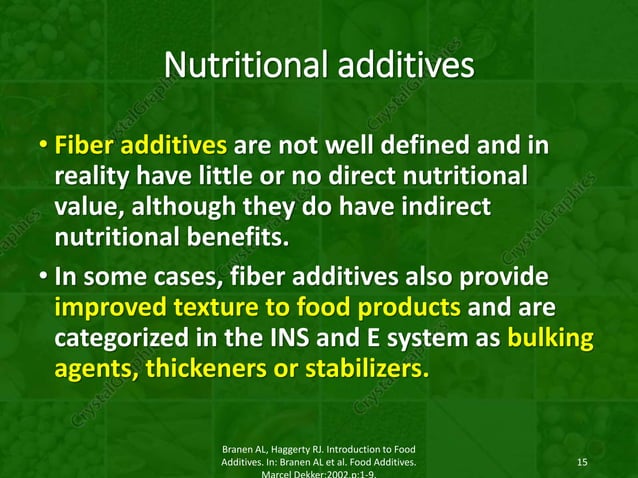 Types of food additives | PPT