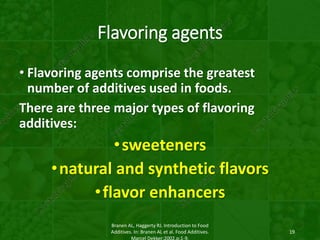 Types of food additives | PPSX