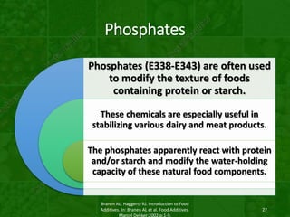 Types of food additives | PPSX