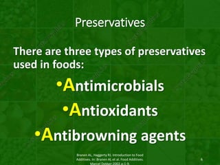 Types of food additives | PPSX