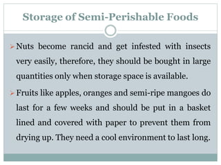 Types of food based on its perishability | PDF